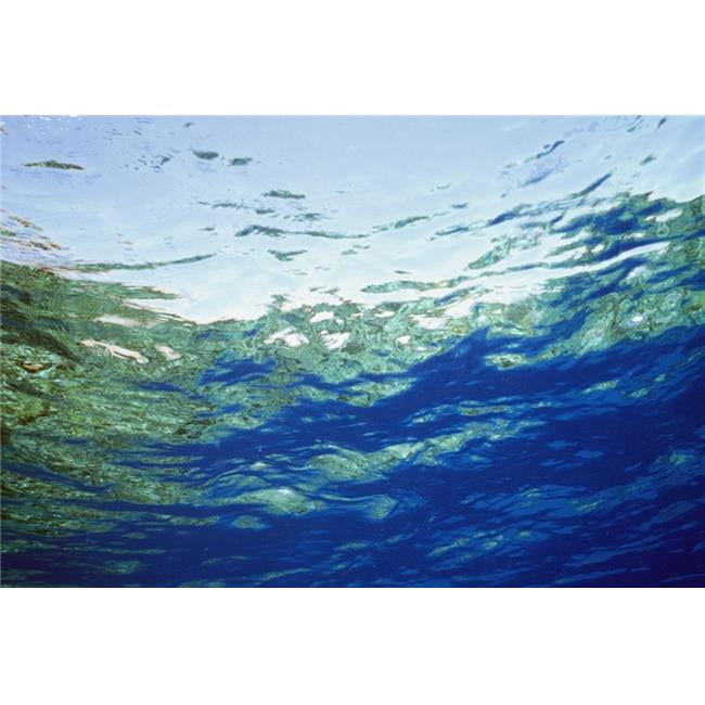 Ocean Water & Reflections, Close-Up Poster Print, 34 x 22 - Large ...