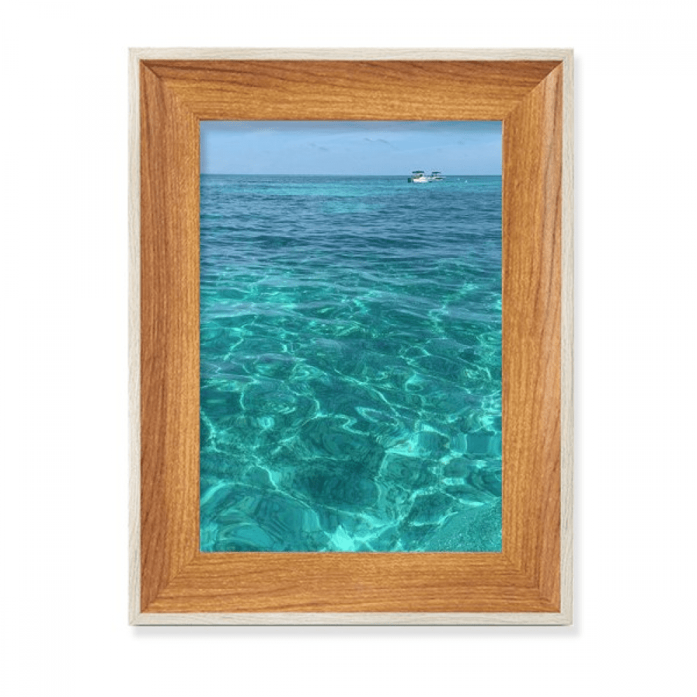 Ocean Water Science Nature Picture Desktop Wooden Photo Frame Display ...