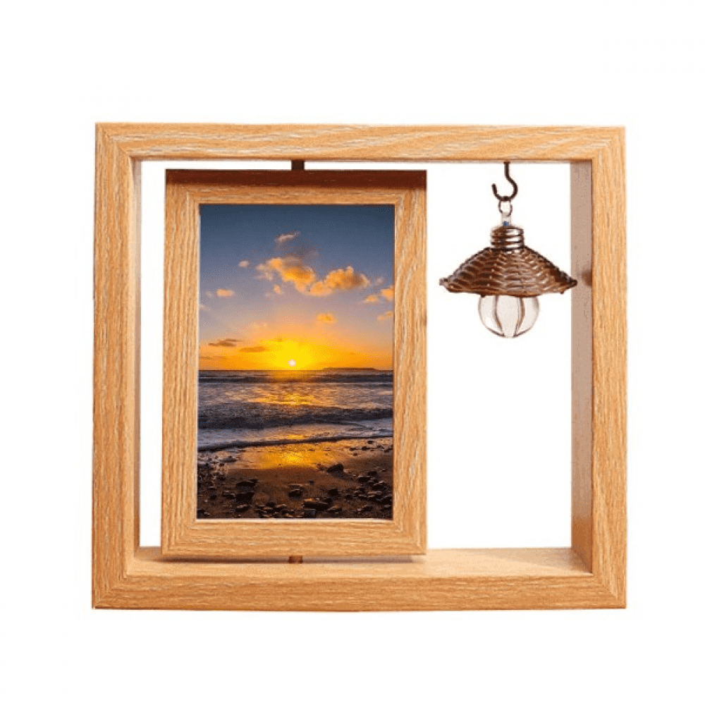 Ocean Water Sea Beach Science Nature Picture Wooden Rotating Picture ...