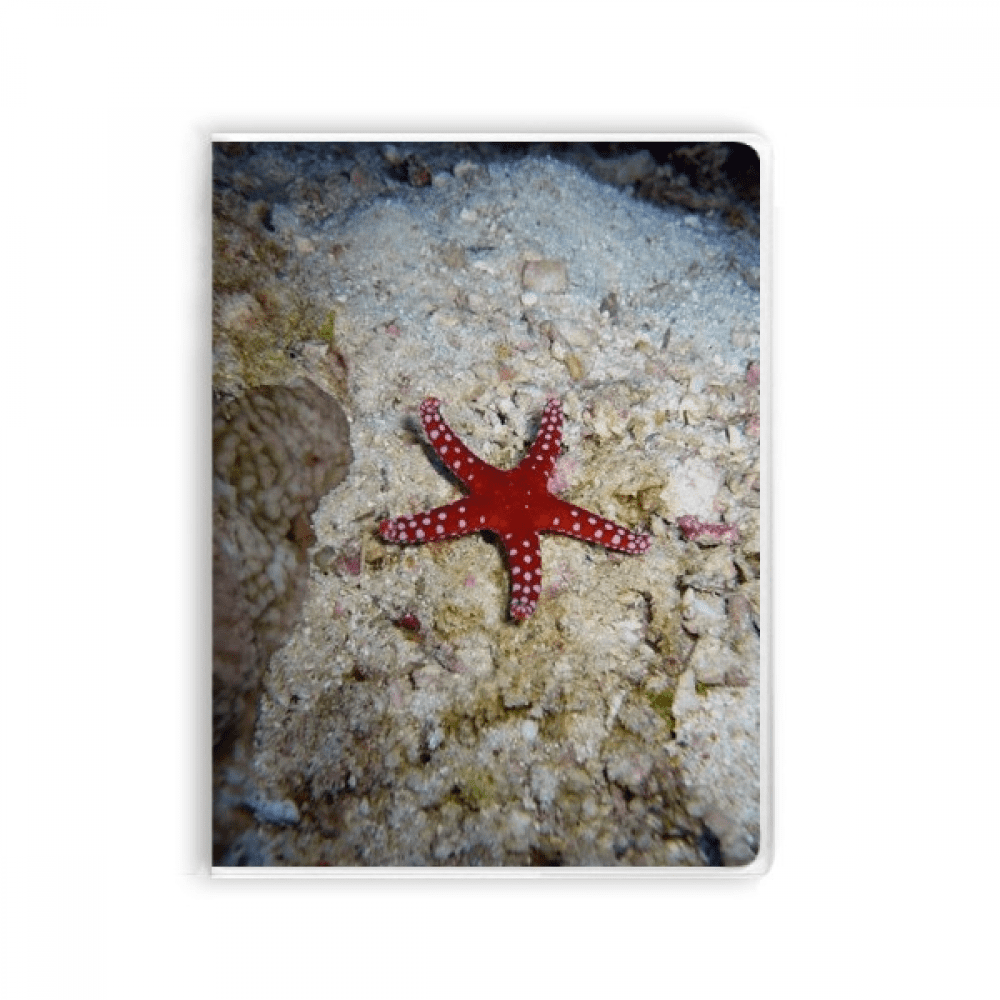Ocean Water Starfish Nature Picture Notebook Gum Cover Diary Soft Cover ...