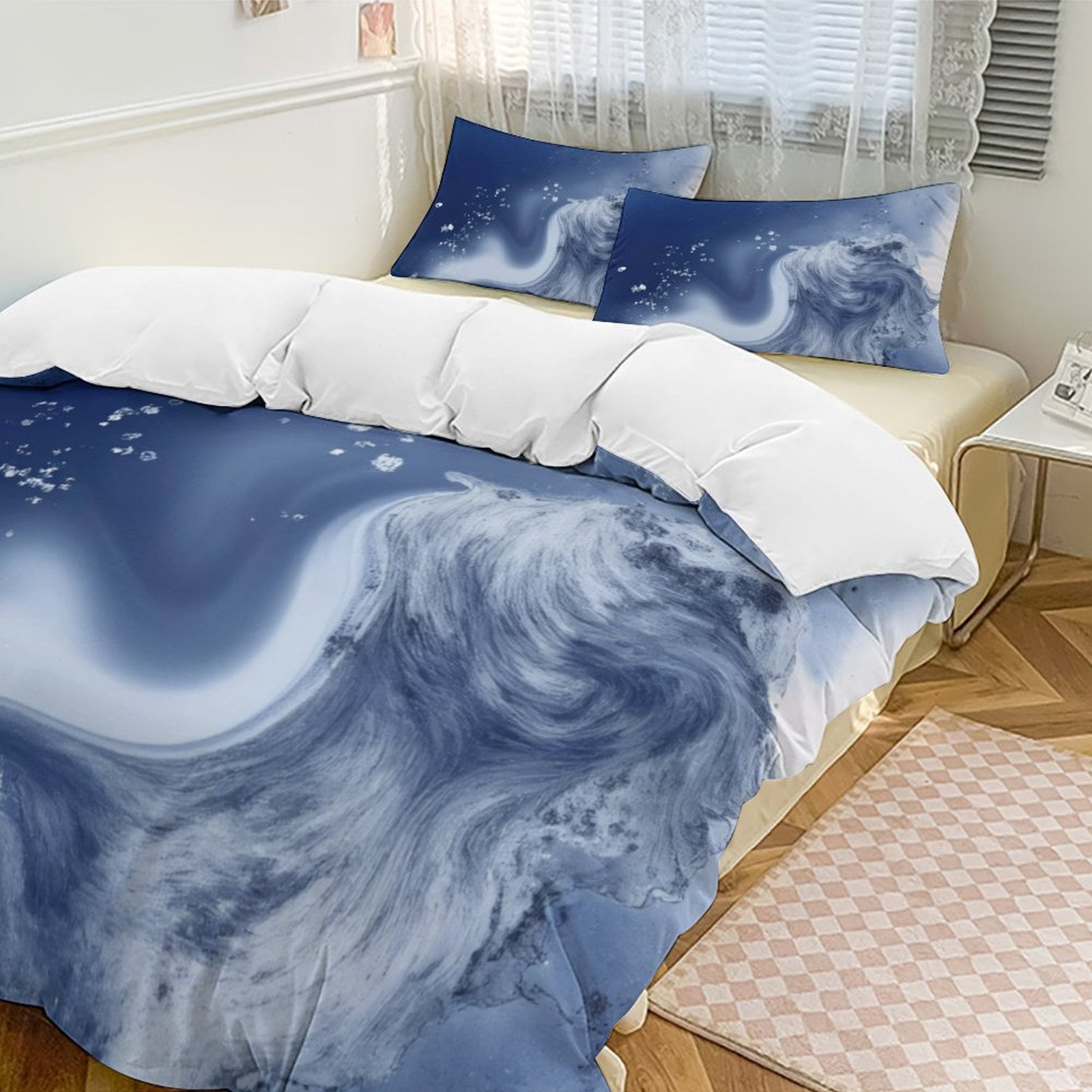 Ocean Wave Abstract Art 3D Duvet Cover Set Quilt Cover Theme of Kid Boy ...