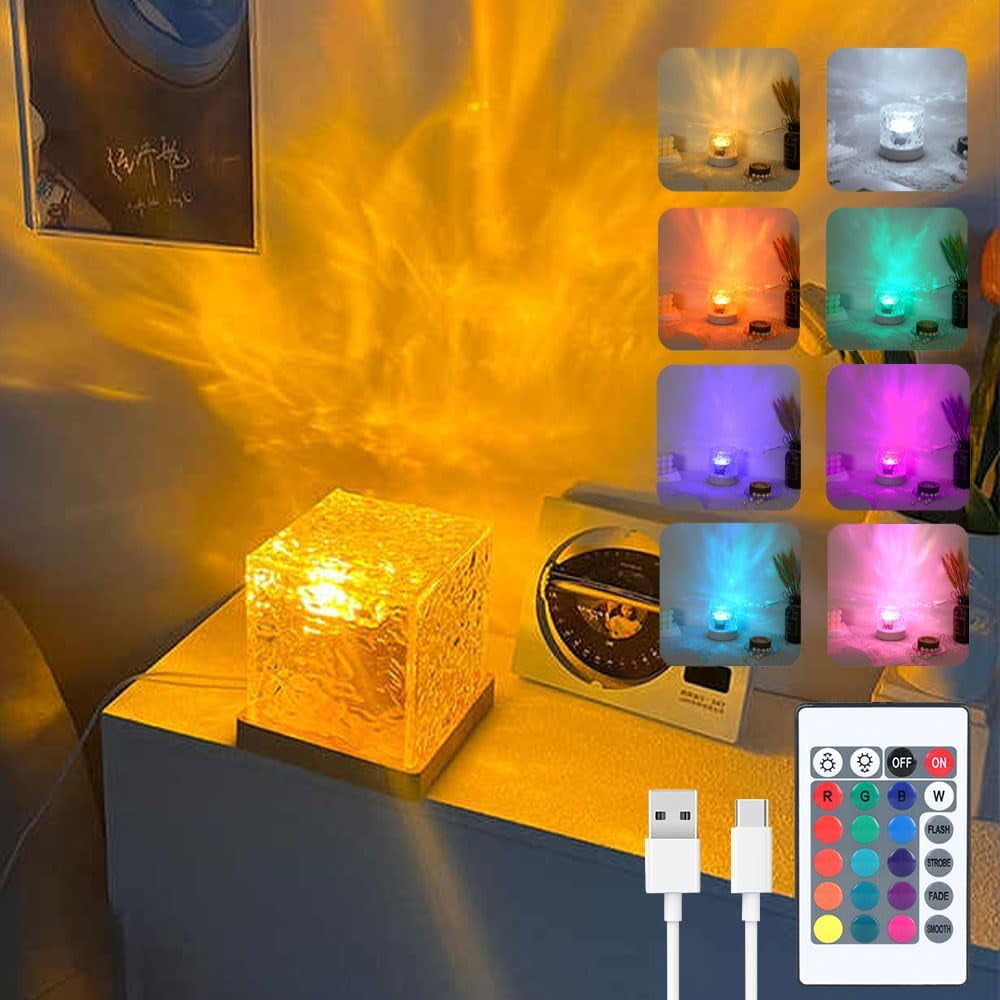 Ocean Wave Ceiling Projector,16 Colors Ocean Wave Light Projector ...