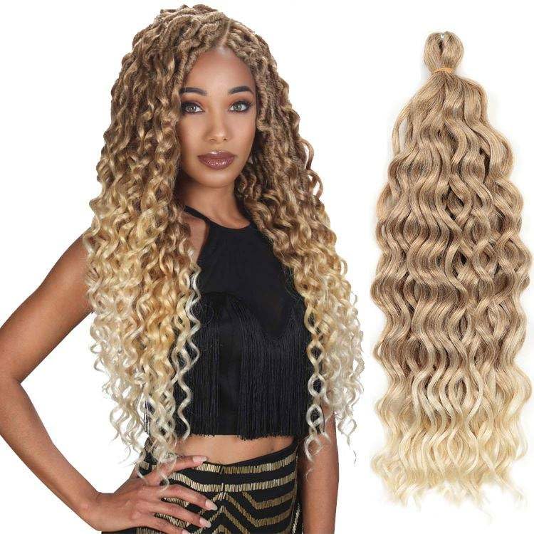 Ocean Wave Crochet Braid 18 24 Inch Hawaii Curl Braiding Hair For ...