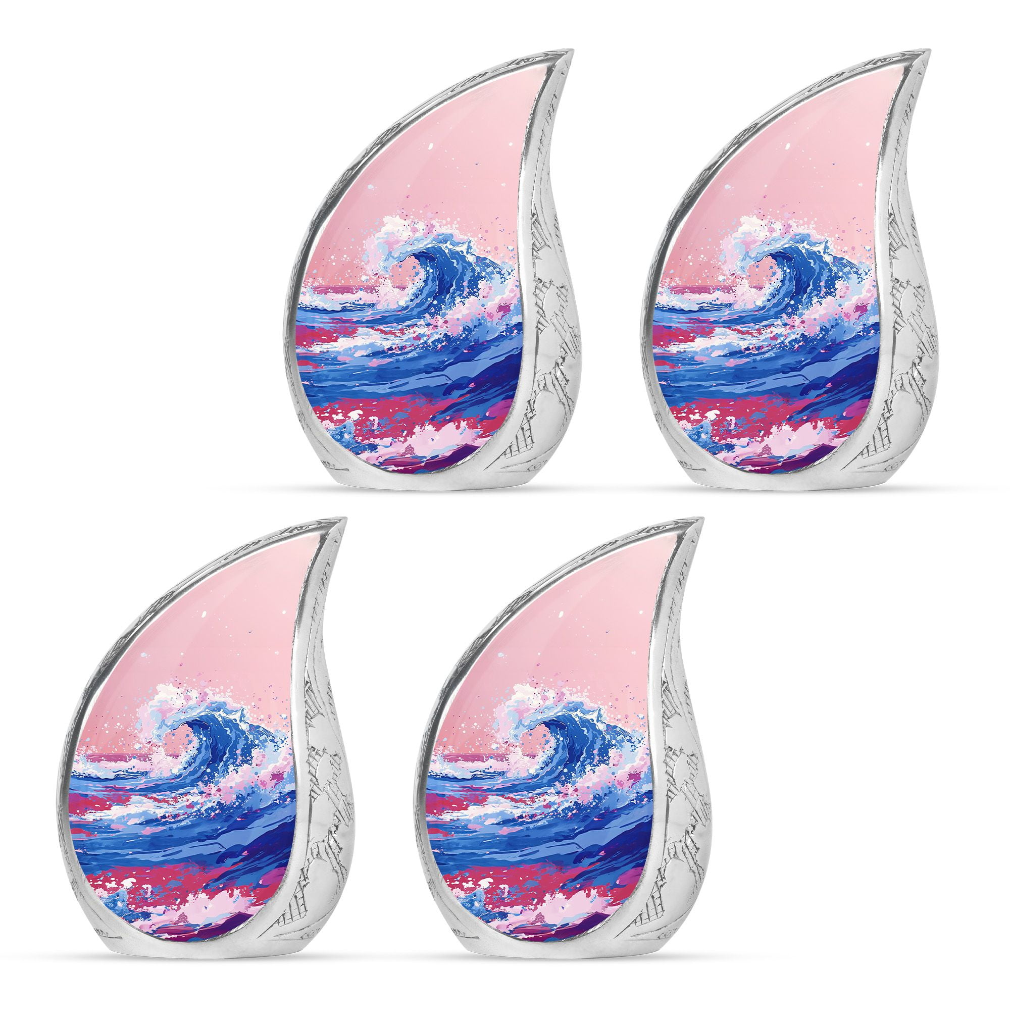 Ocean Wave Embrace Mini Urn For Human Ashes Adult Women & Men ...