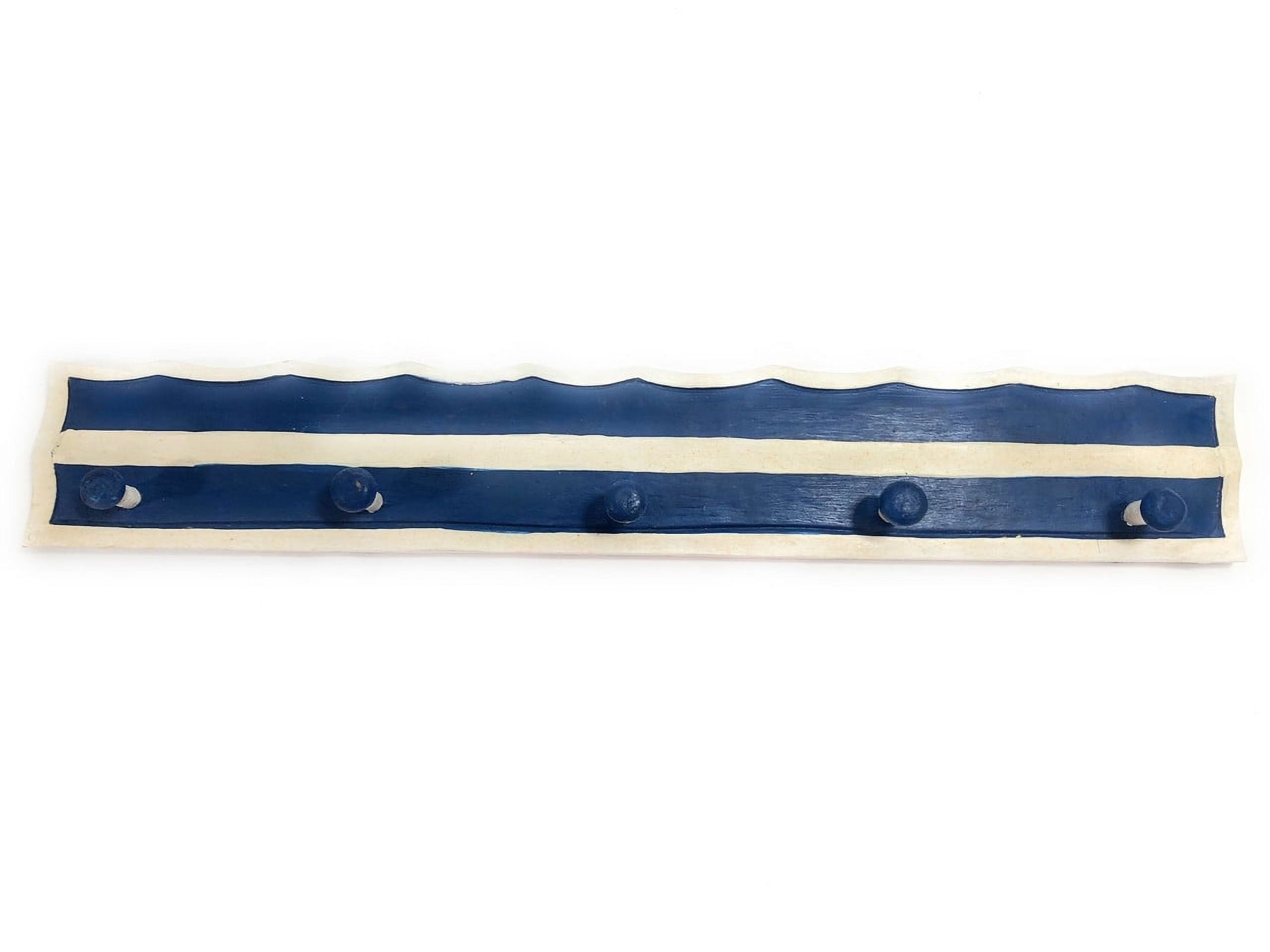 Ocean Wave Hanger 24" w/ 5 Pegs - Nautical Decor Accents | #dpt510460 ...