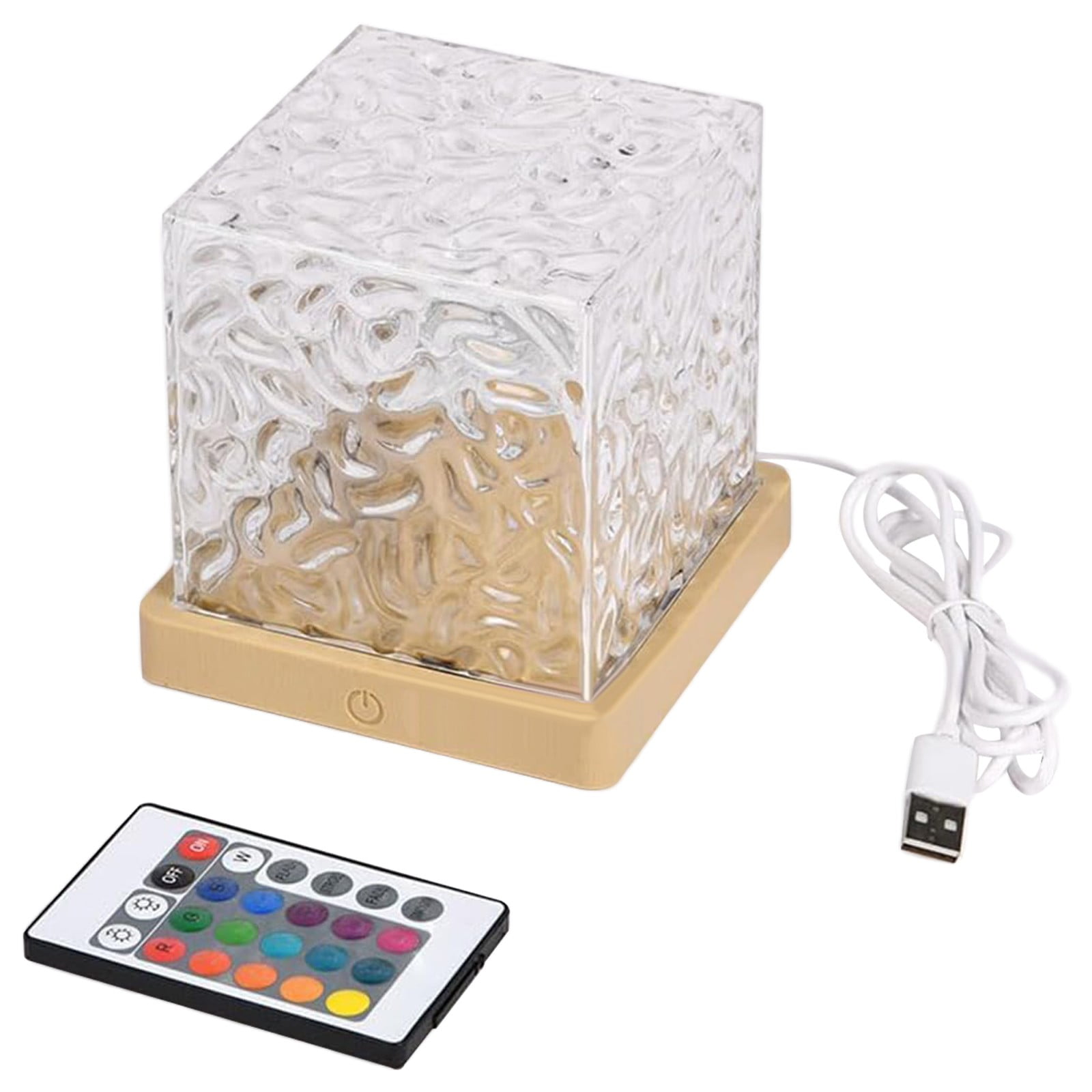 Ocean Wave Projection Lamp, 16 Color RGB Mood Light with Remote, 3D ...