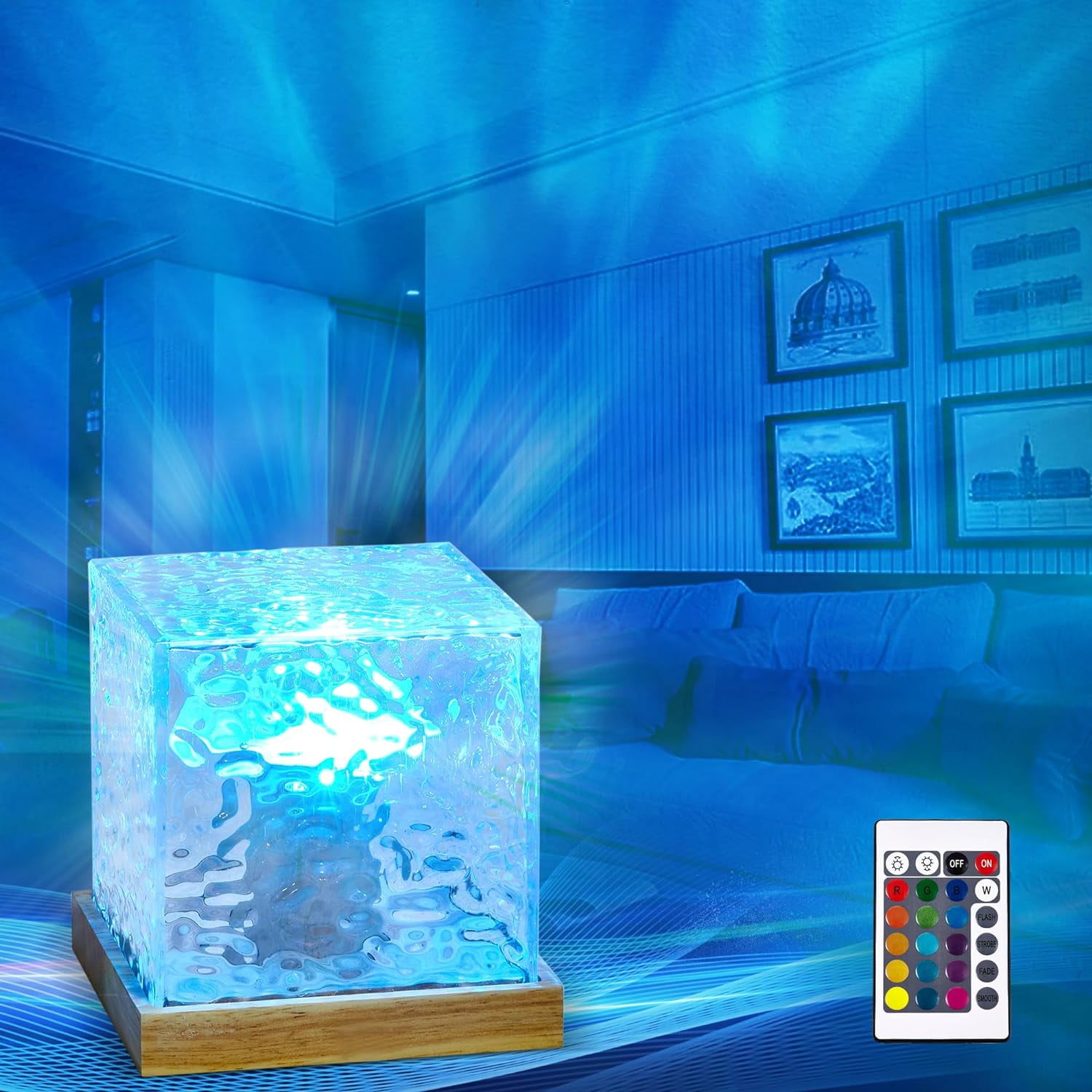 Ocean Wave Projector Lamp, Northern Lights Aurora Projector Light, 16 ...