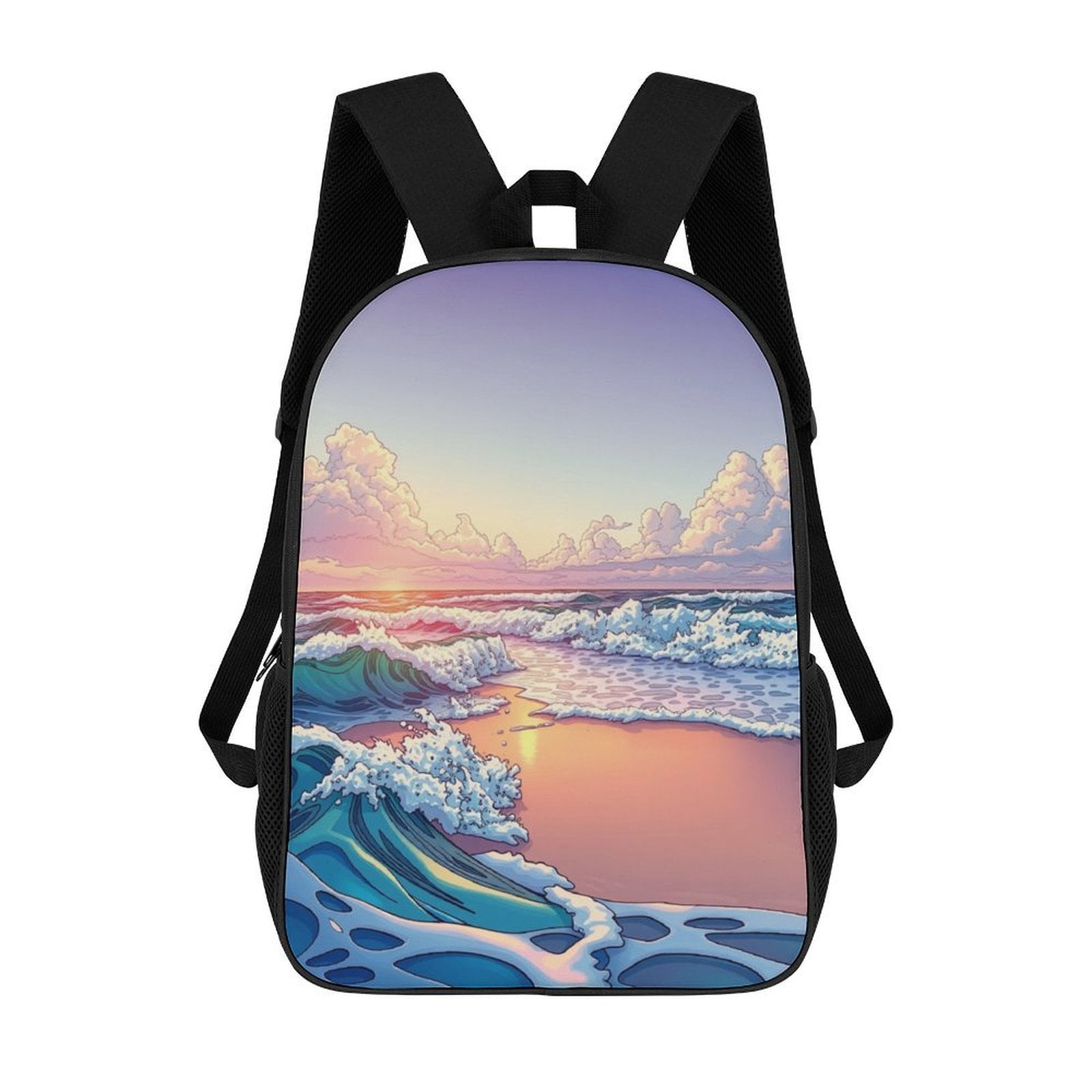 Ocean Waves Gradual Waves Backpacks For Teenagers Backpacks 17 Inch ...
