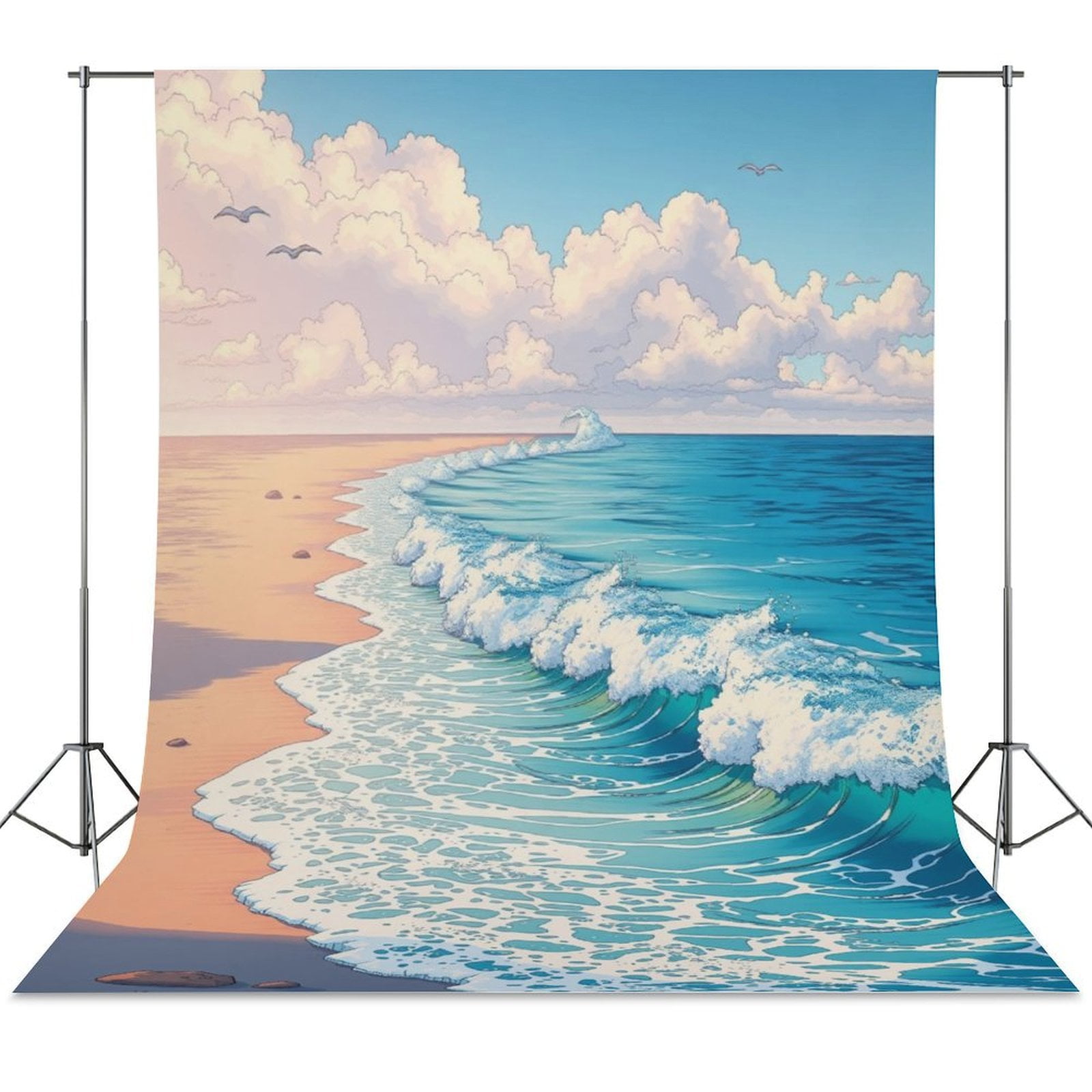 Ocean Waves Gradual Waves Decorations BackdropPortrait Photography ...