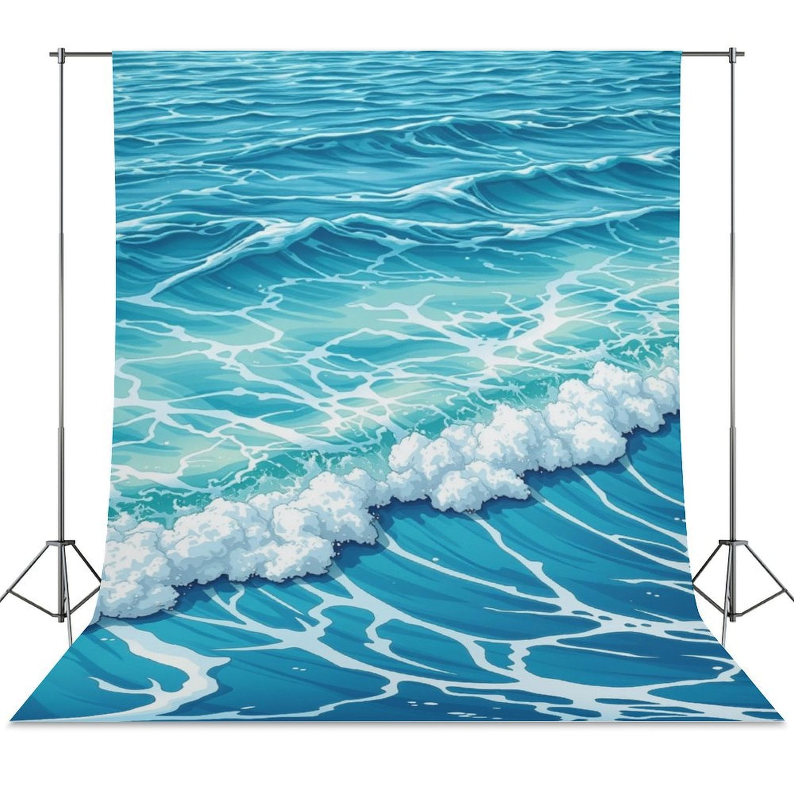 Ocean Waves Gradual Waves Party Backdrop Birthday Decoration ...