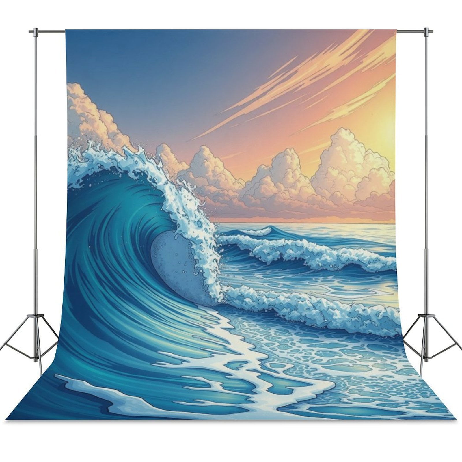 Ocean Waves Gradual Waves Photography Backdrops Adult Photostudio Props ...