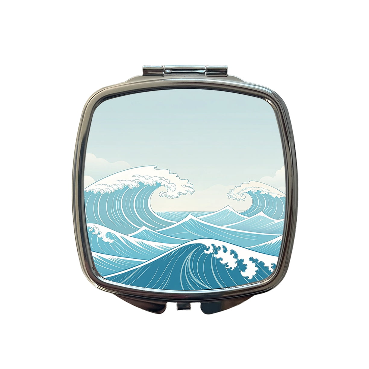 Ocean Waves High Surf Travel Makeup Handbag Purse Small Pocket Compact ...