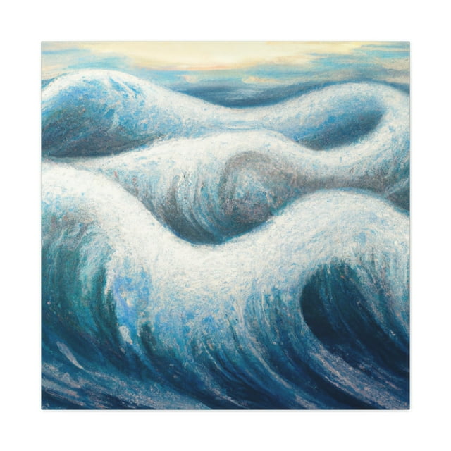 Ocean Waves In Motion - Canvas - Walmart.com