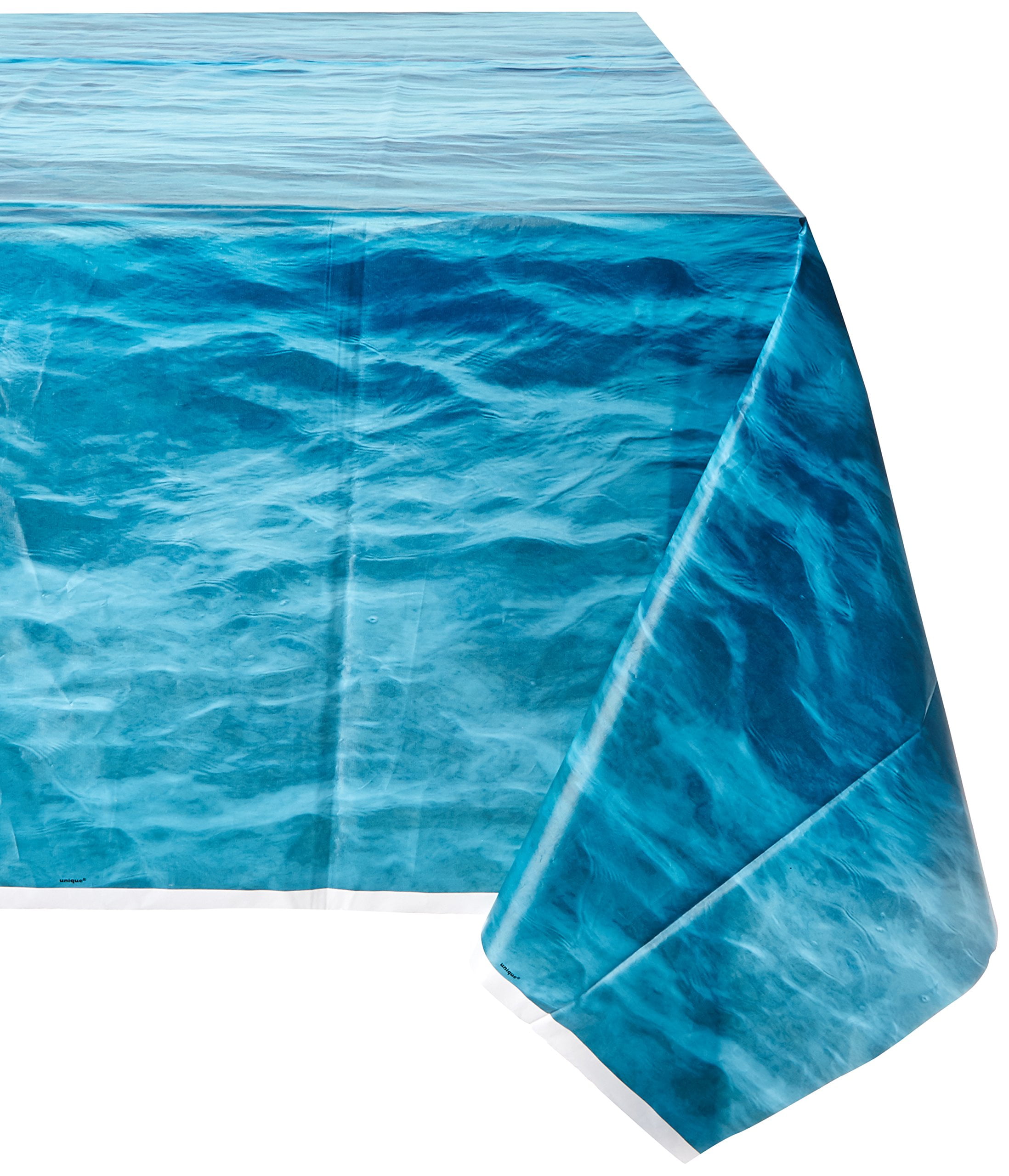 Ocean Waves Plastic Party Tablecloth, 108 x 54in, 1 count - Walmart.com