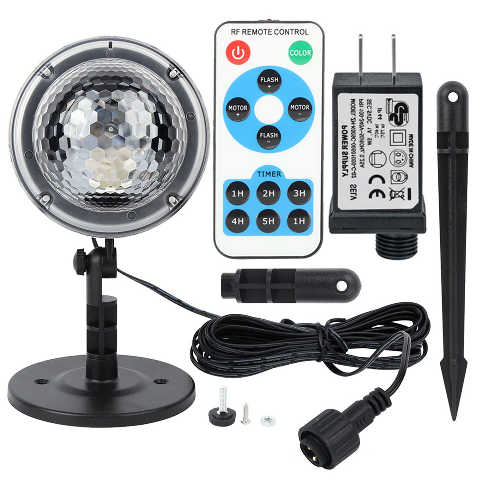 Ocean Waves Projection Light RGB Water Effect Waterproof Night Light ...