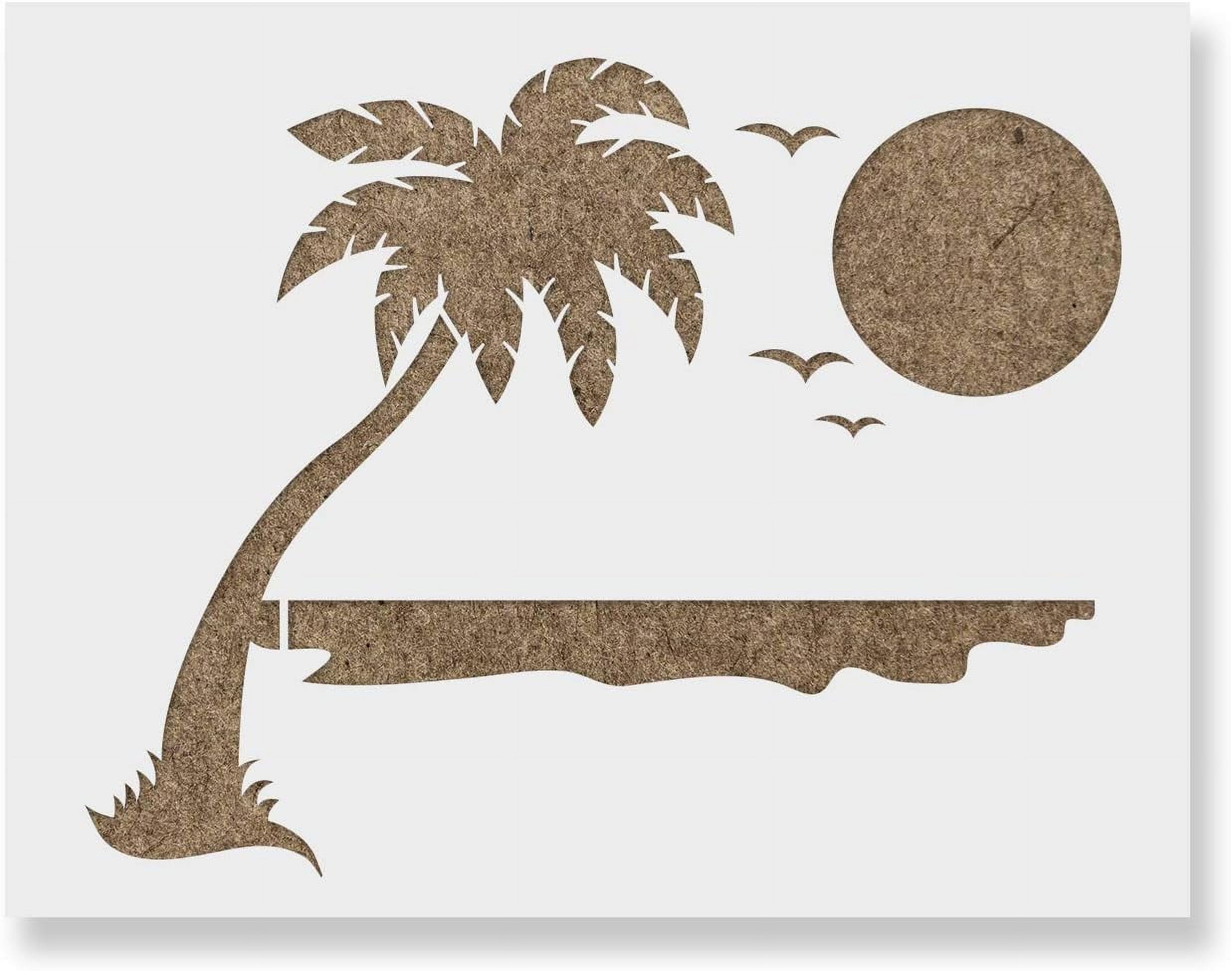 Ocean Waves Stencil Art - Beach Ball & Wave Designs - Walmart.com