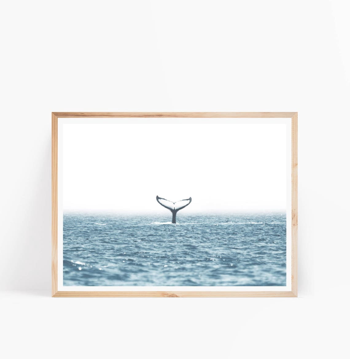 Ocean Whale Tail Poster Wall Art, Beach Art Poster, Whale Tail Poster ...