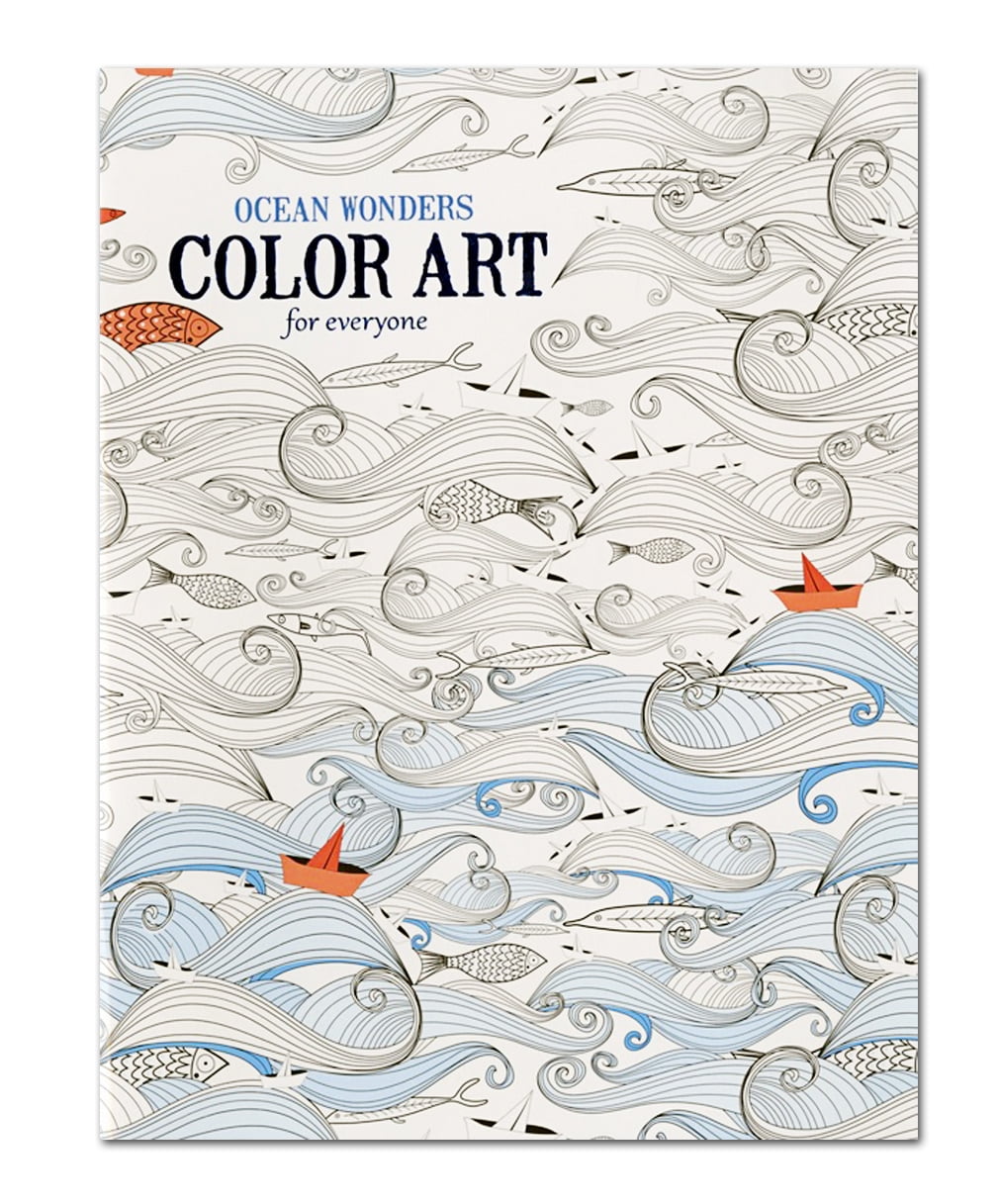 Ocean Wonders Color Art for Everyone Coloring Book - Walmart.com