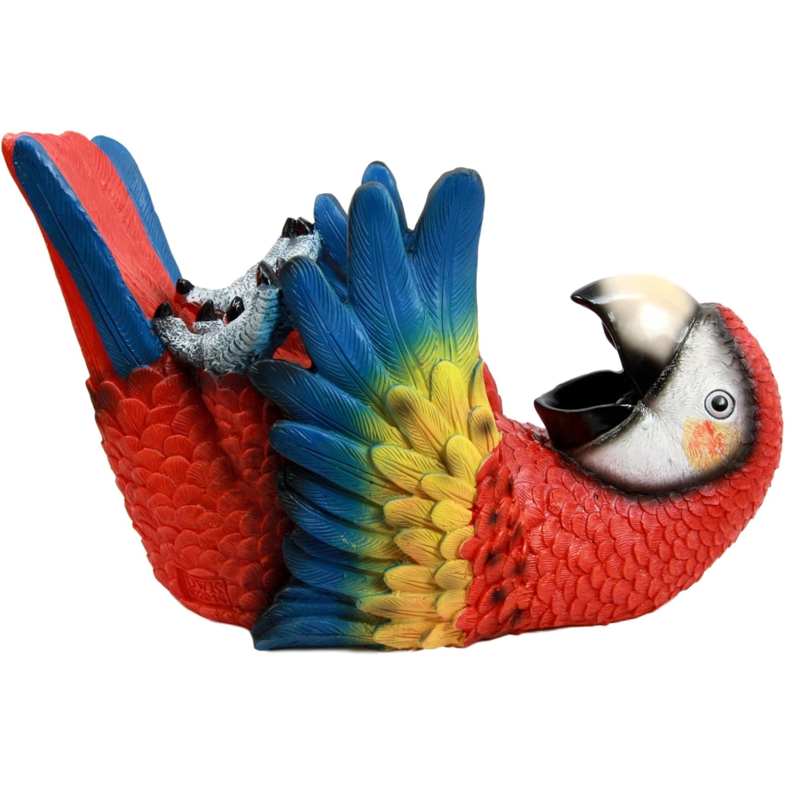 Ocean World Import Red Parrot Macaw Kitchen Decorative Wine Bottle ...