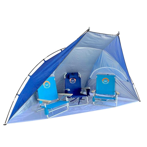 Ocean Zero Portable Beach Shade. UPF 50+. Solid Blue - Walmart.com