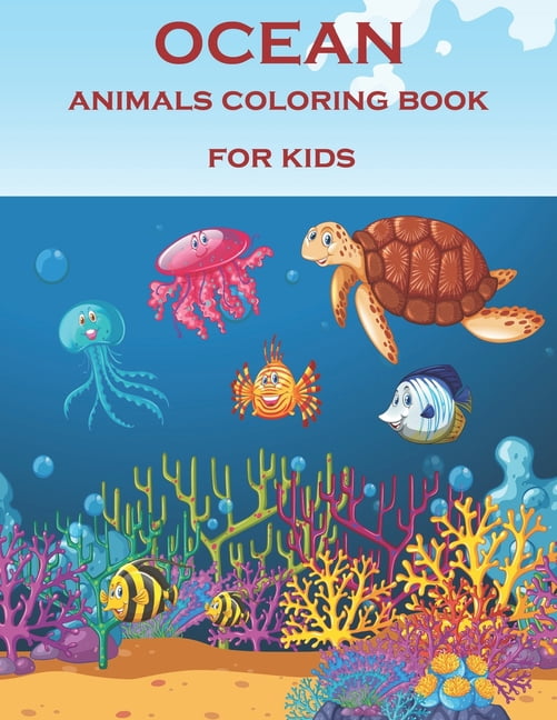 Ocean animals coloring book for kids : Creative Haven Fanciful Sea Life ...