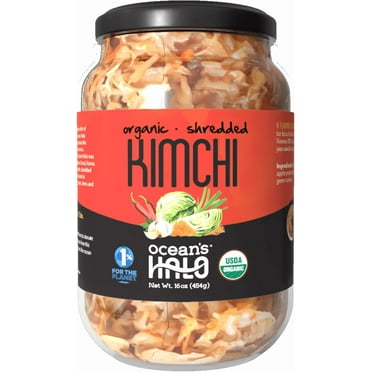 Lucky Foods Kimchi, 14 oz jar, probiotic, vegan, keto certified with ...