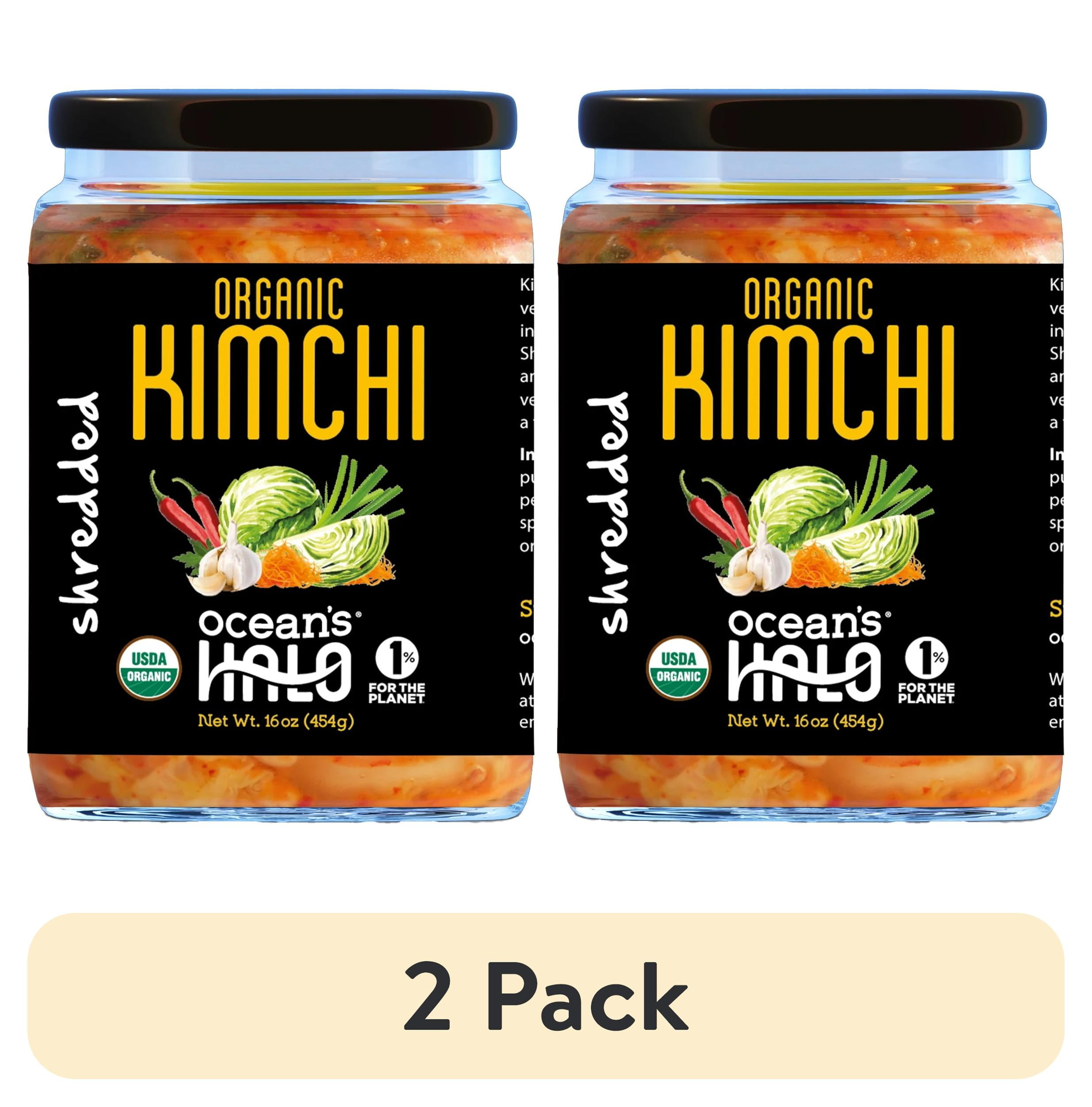 (2 pack) Ocean's Halo Organic Kimchi, Shelf Stable, 16 oz - Walmart.com
