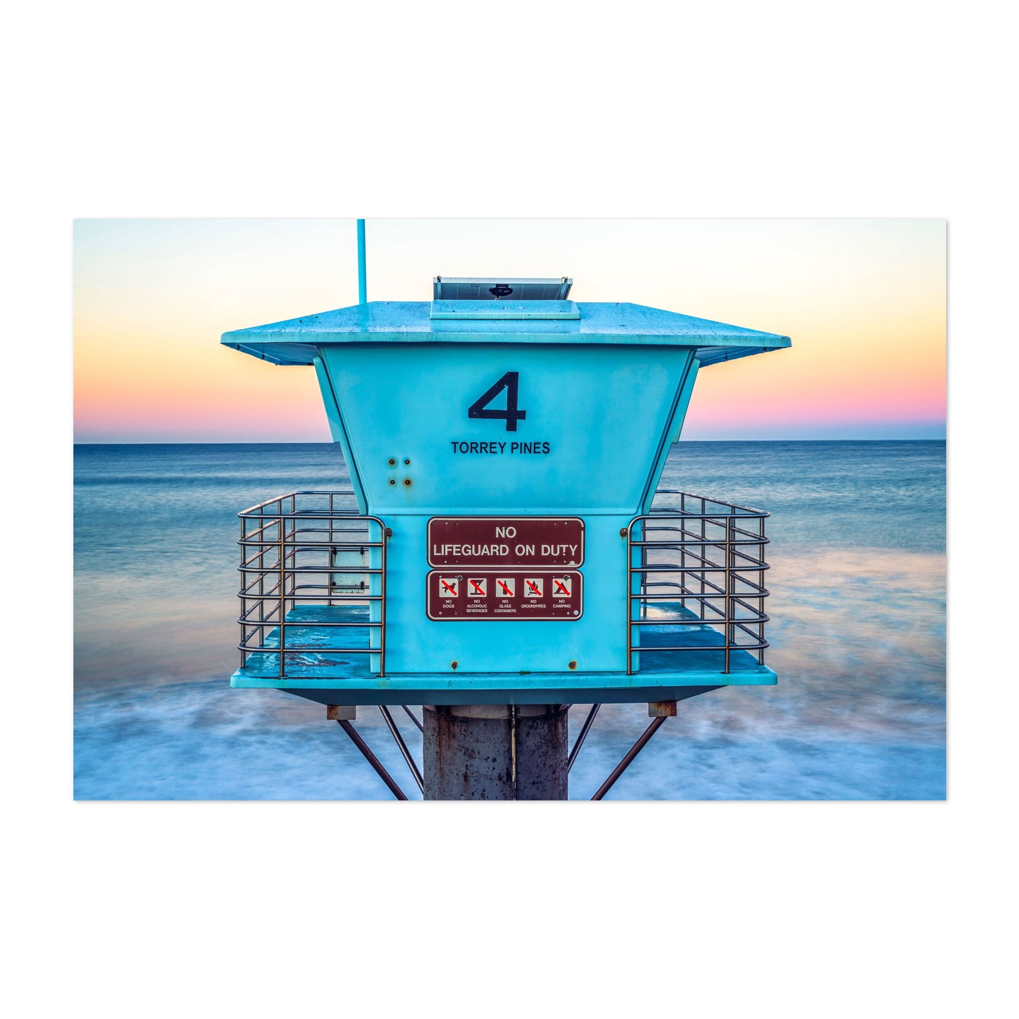 Ocean's Sentinel - California Photography Beach Coastal Ocean Sunset ...