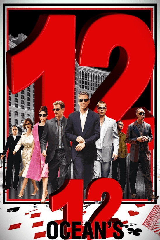Ocean's Twelve 2004 Movie Poster 24x36 Heist Comedy Crime Art - Walmart.com