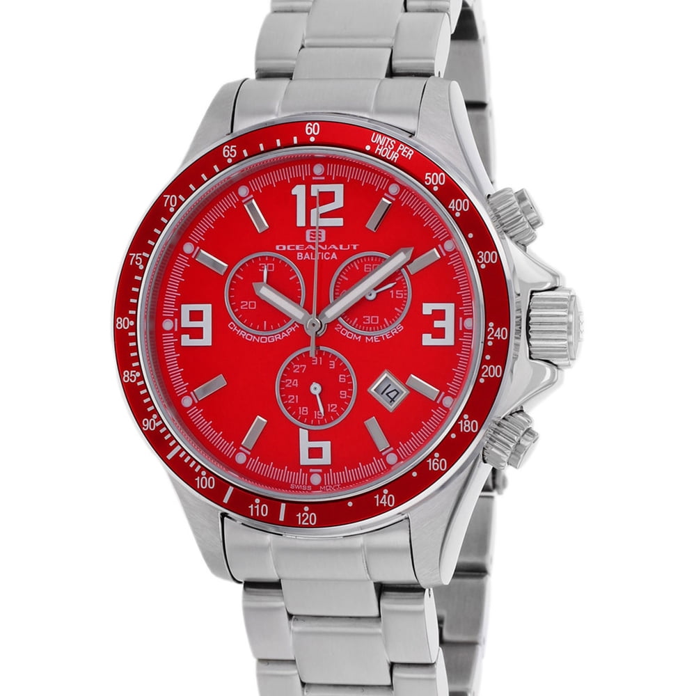 Oceanaut Men's Baltica Red Dial Watch - OC3322 - Walmart.com