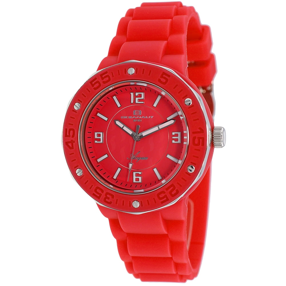 Oceanaut Women's Acqua Red Dial Watch - OC0225 - Walmart.com