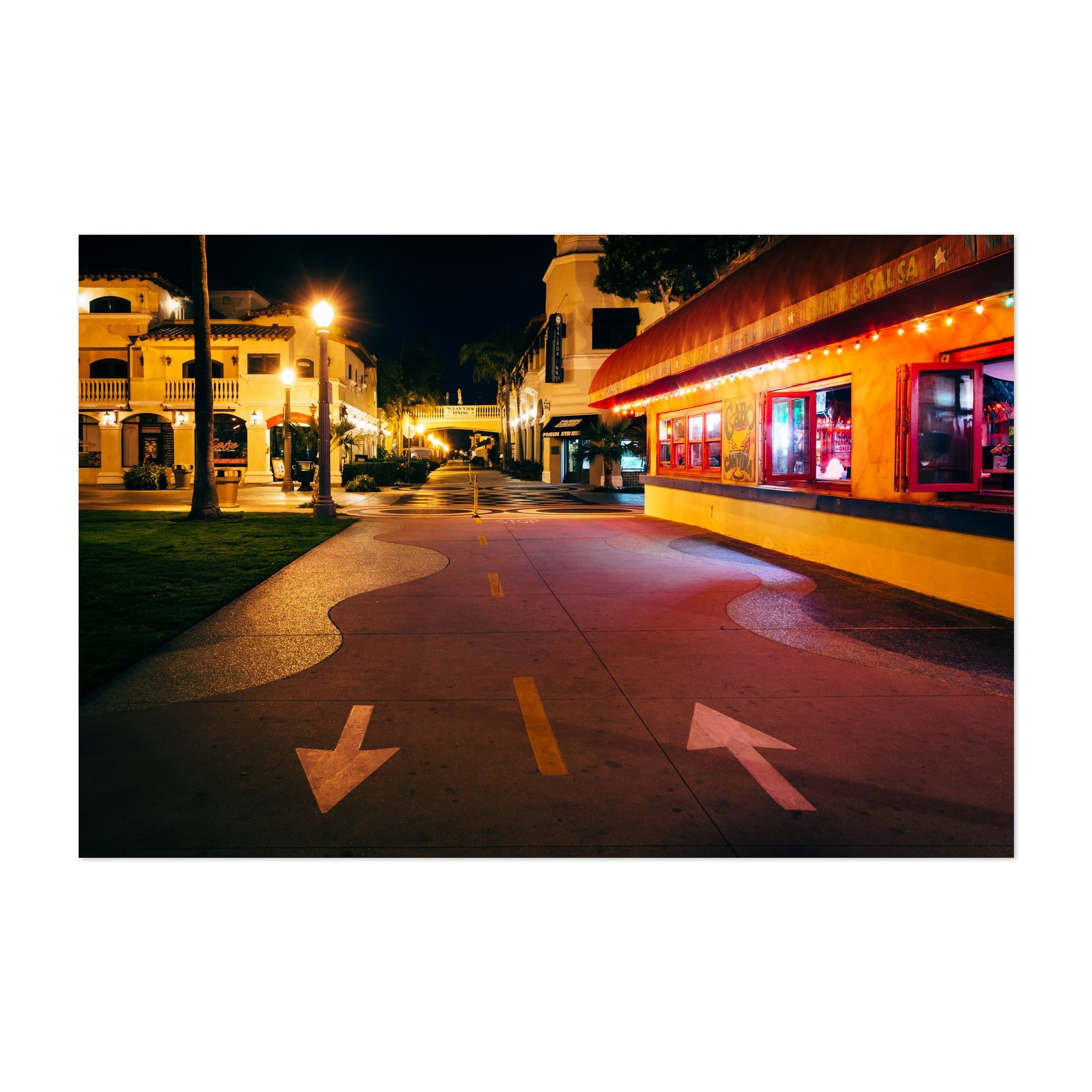 Oceanfront Boardwalk - Newport Beach California Photography Nightlife ...