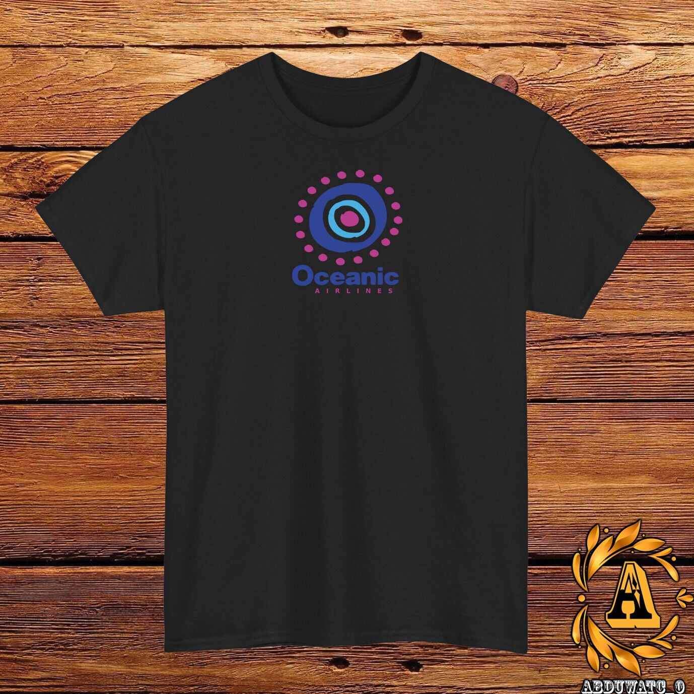 Oceanic Airlines Vintage Logo T-Shirt Black/Grey/White/Navy/Red/Light ...