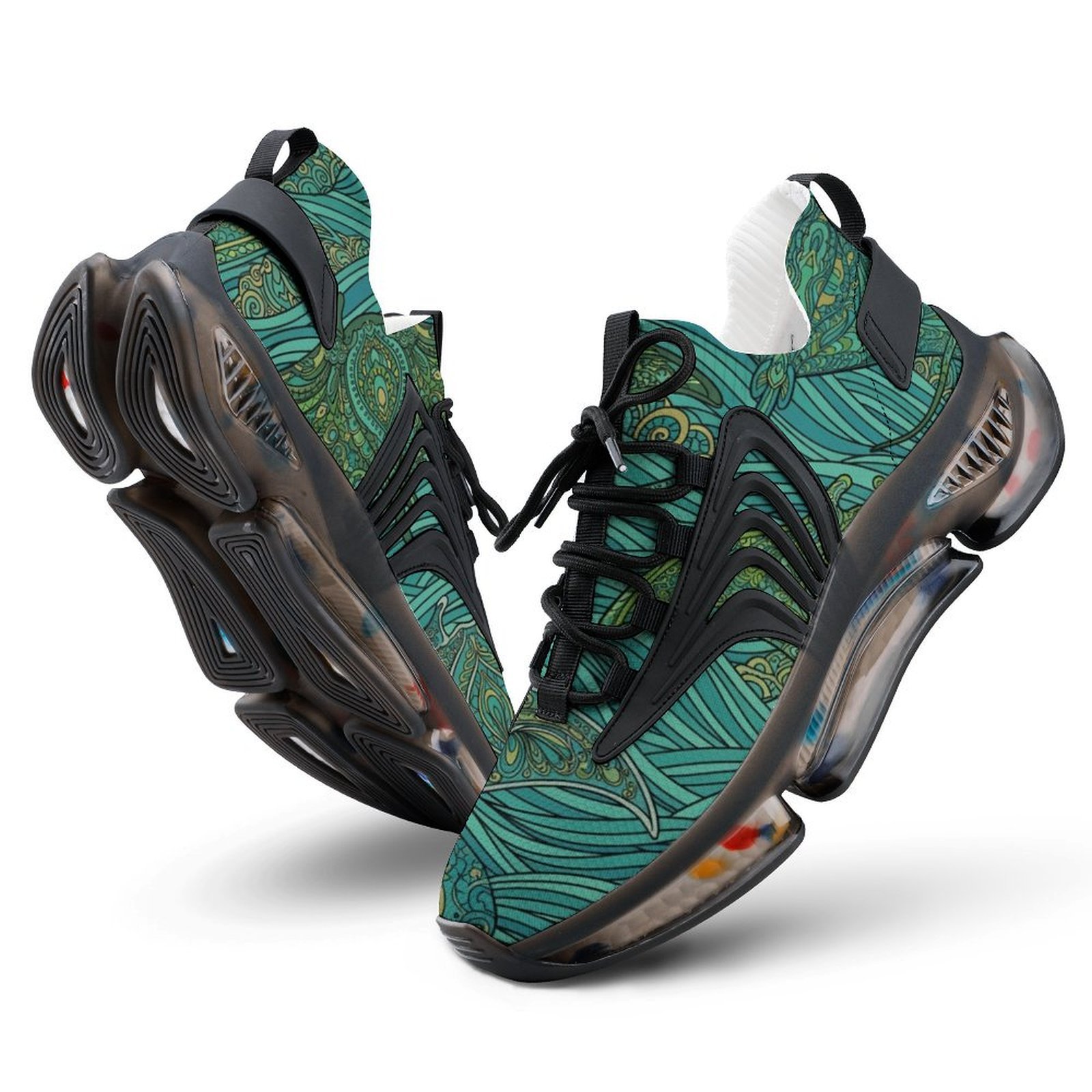 Oceanic Manta Ray Art Walking Shoes for Men Woman Lightweight Tennis ...