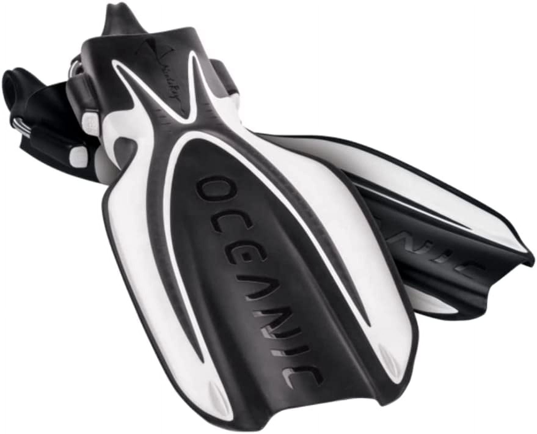 Oceanic Manta Ray Open Heel Fins with Spring Straps - Walmart.com