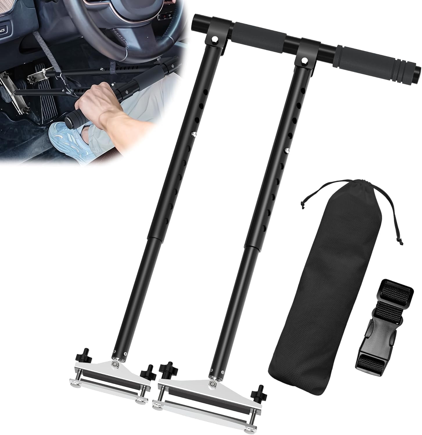 OceanicEcho Upgraded Car Hand Controls for Disabled Drivers, All-Black ...