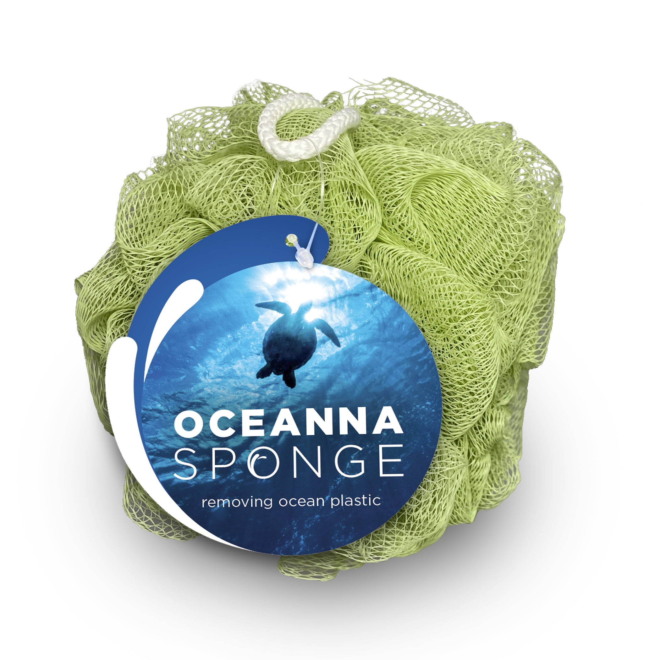 Oceanna Bath Sponge Recycled Plastic Pouf - Walmart.com