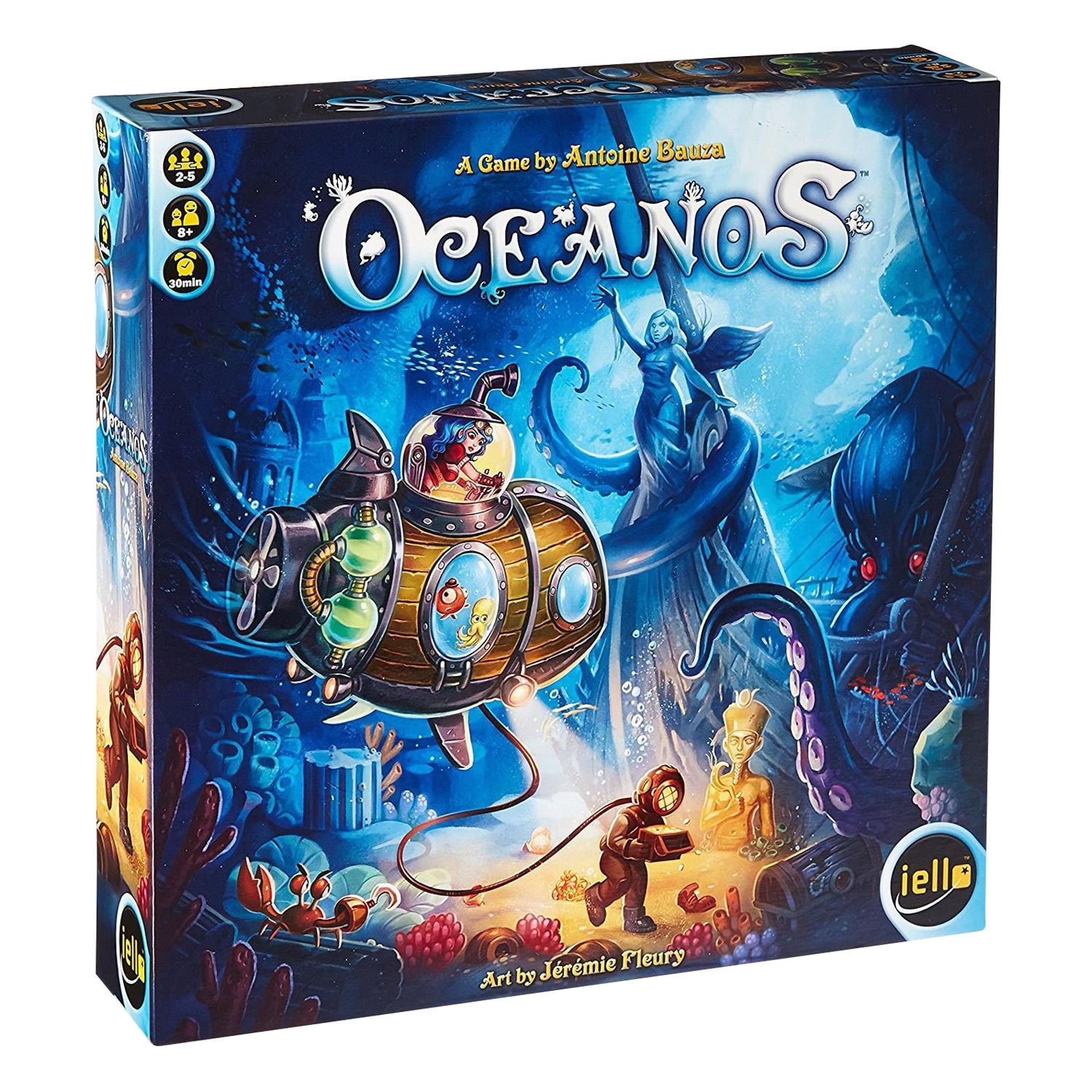 Oceanos Board Game Pilot your Submarine Explore Underwater Animals ...