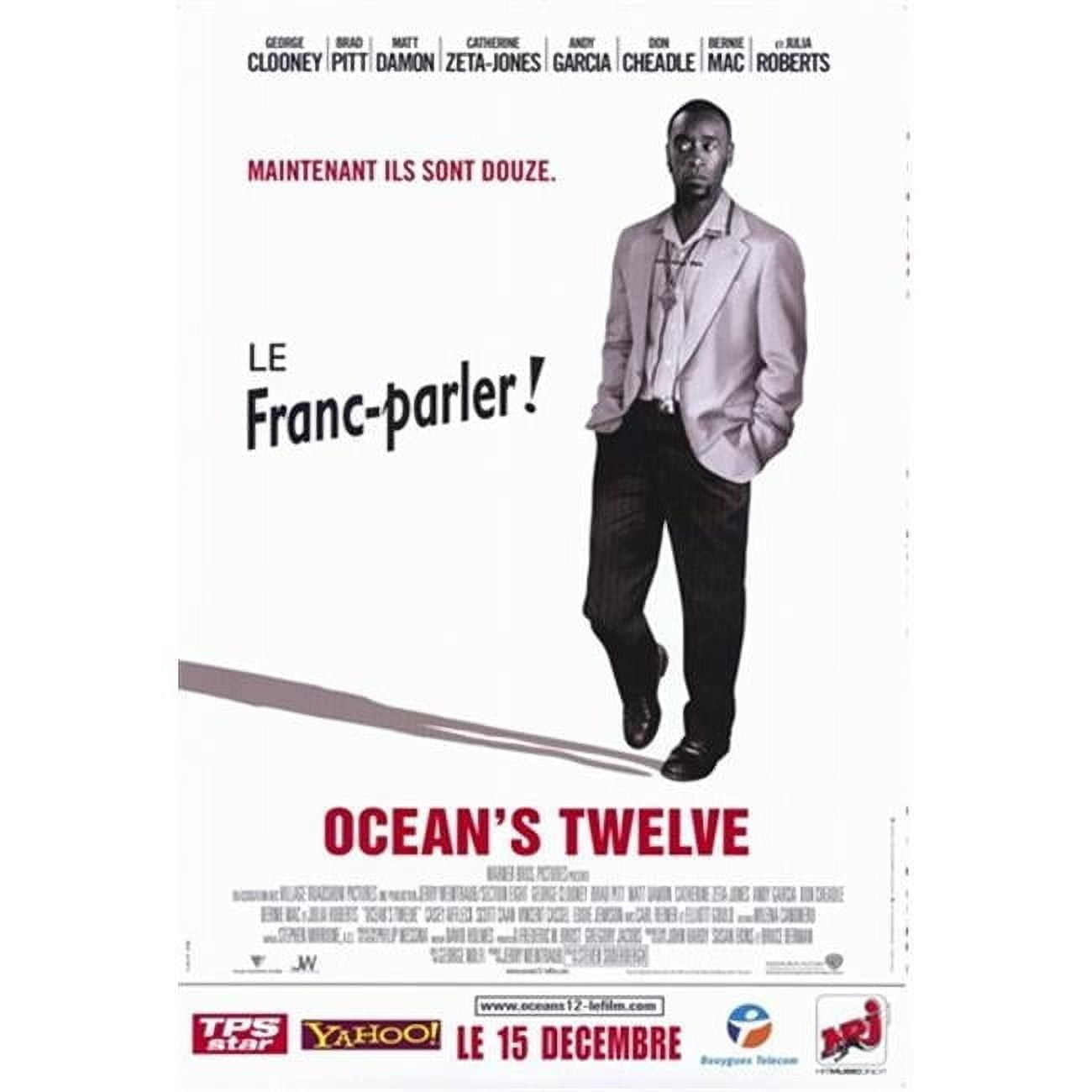 Oceans Twelve Movie Poster - 11 x 17 in. - Walmart.com