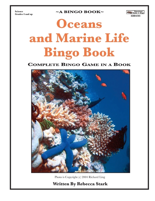 Oceans and Marine Life Bingo Book: Complete Bingo Game In A Book (Bingo ...
