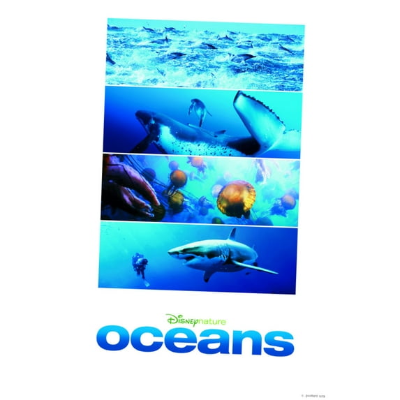 Oceans poster Metal Sign 8inx 12in Art Print on Metal 8x12 Multi-Color ...