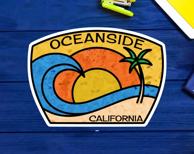 Oceanside California Decal Sticker Los Angeles Pacific Ocean Phone ...