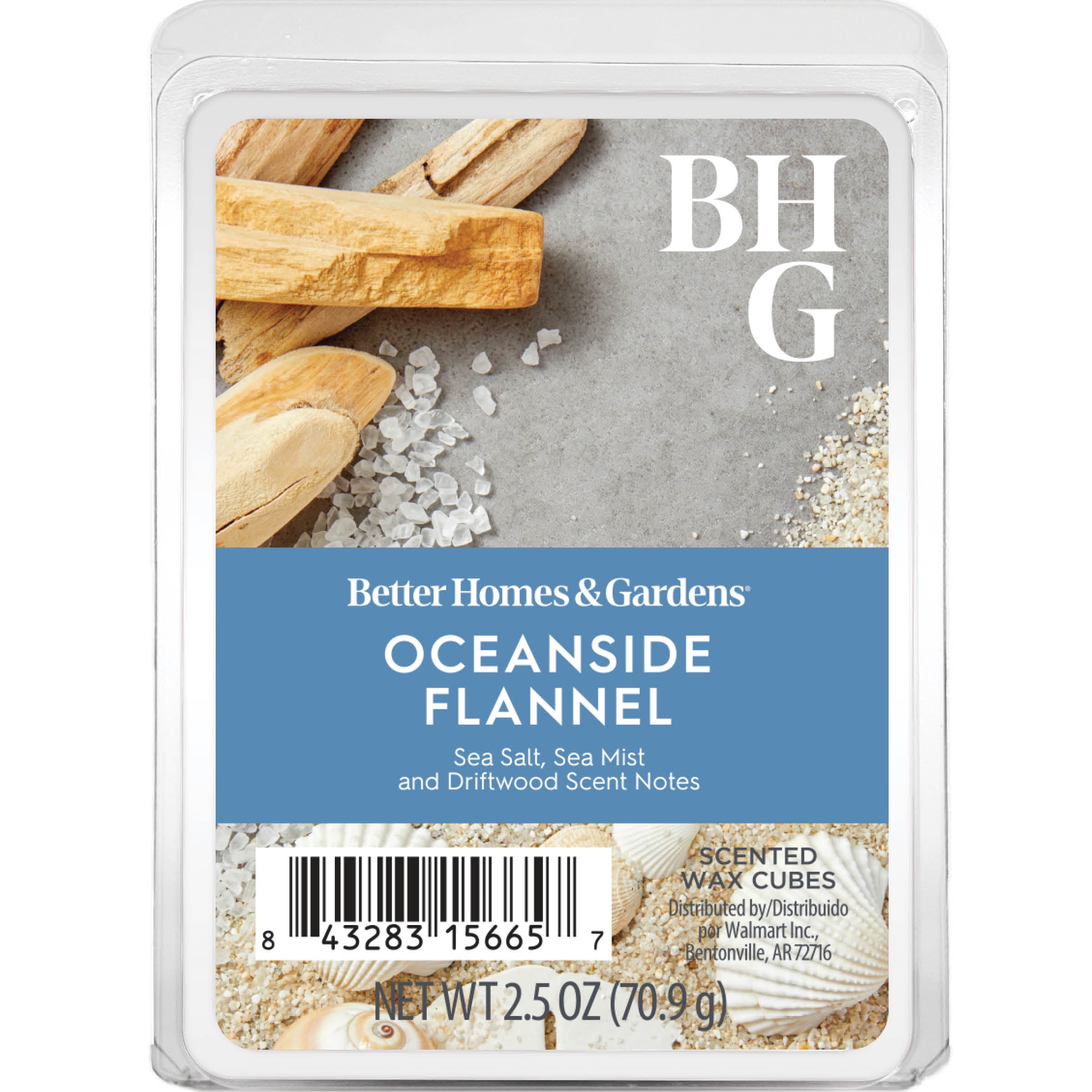 Better Homes & Gardens Oceanside Flannel Scented Wax Melts 2.5 oz ...
