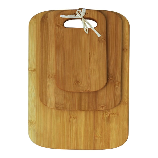 Oceanstar 3-Piece Bamboo Cutting Board Set - Walmart.com