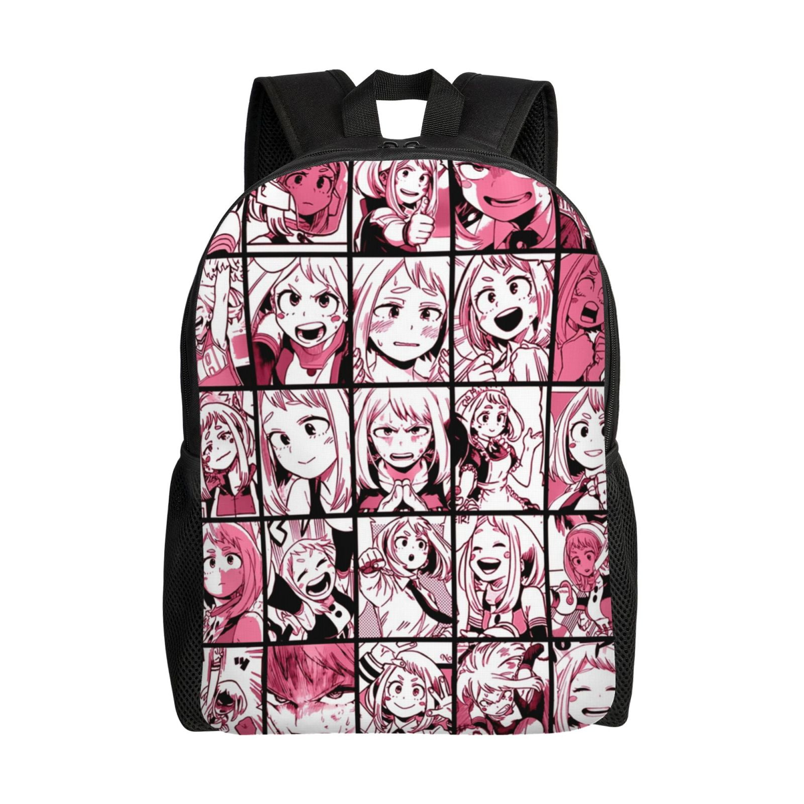 Ochako Uraraka Anime Backpack Cartoon Travel Bags 3D Printed Casual ...