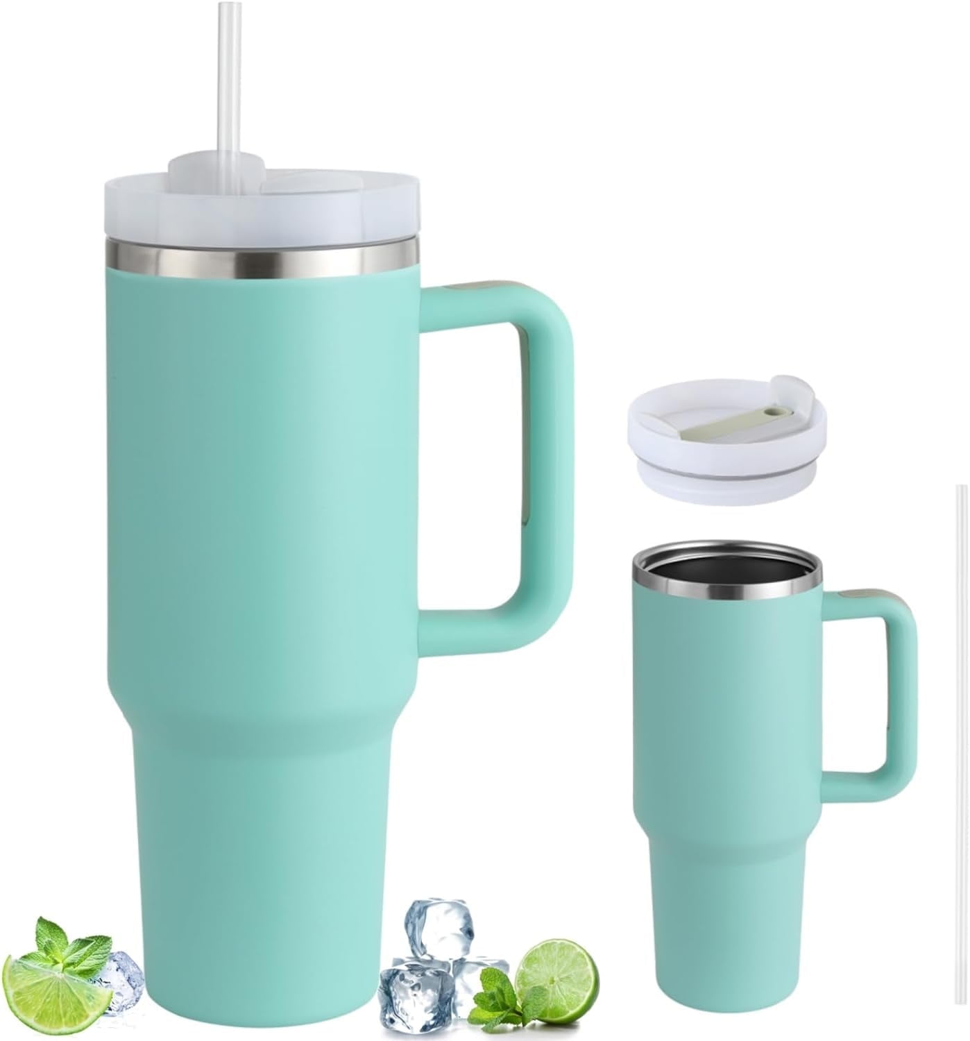 TAL Stainless Steel Modern Straw Tumbler 20 fl oz, Green Camo - Walmart.com