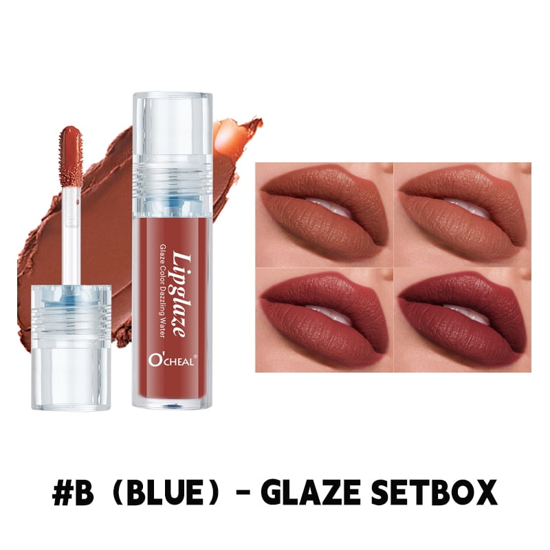 Ocheal 4 Colors Lip Glaze Set Moisturizing Lipgloss Long lasting Lip ...