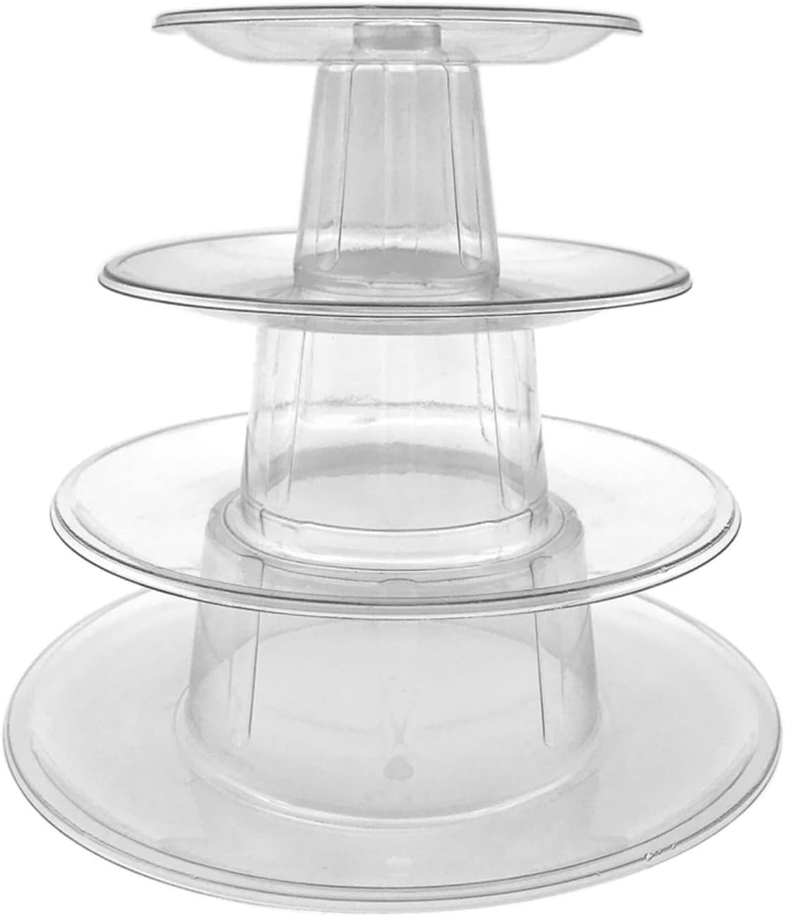 Ochine 4/6 Tier Round Macaron Tower Stand Cake Display Rack Macaron ...