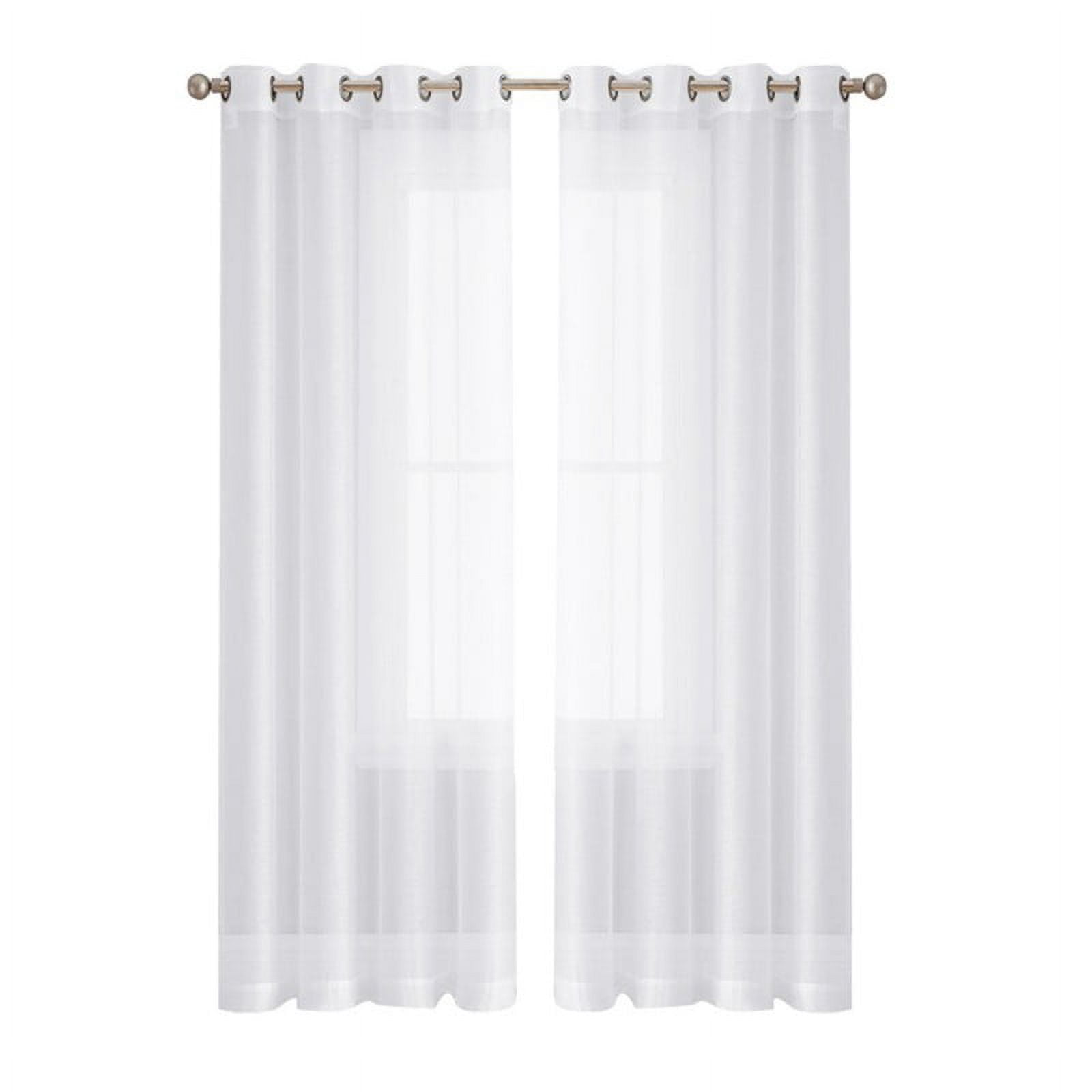 Ochine Panel Tab Top Curtain, Sheer Curtain Transparent Drape Voile ...
