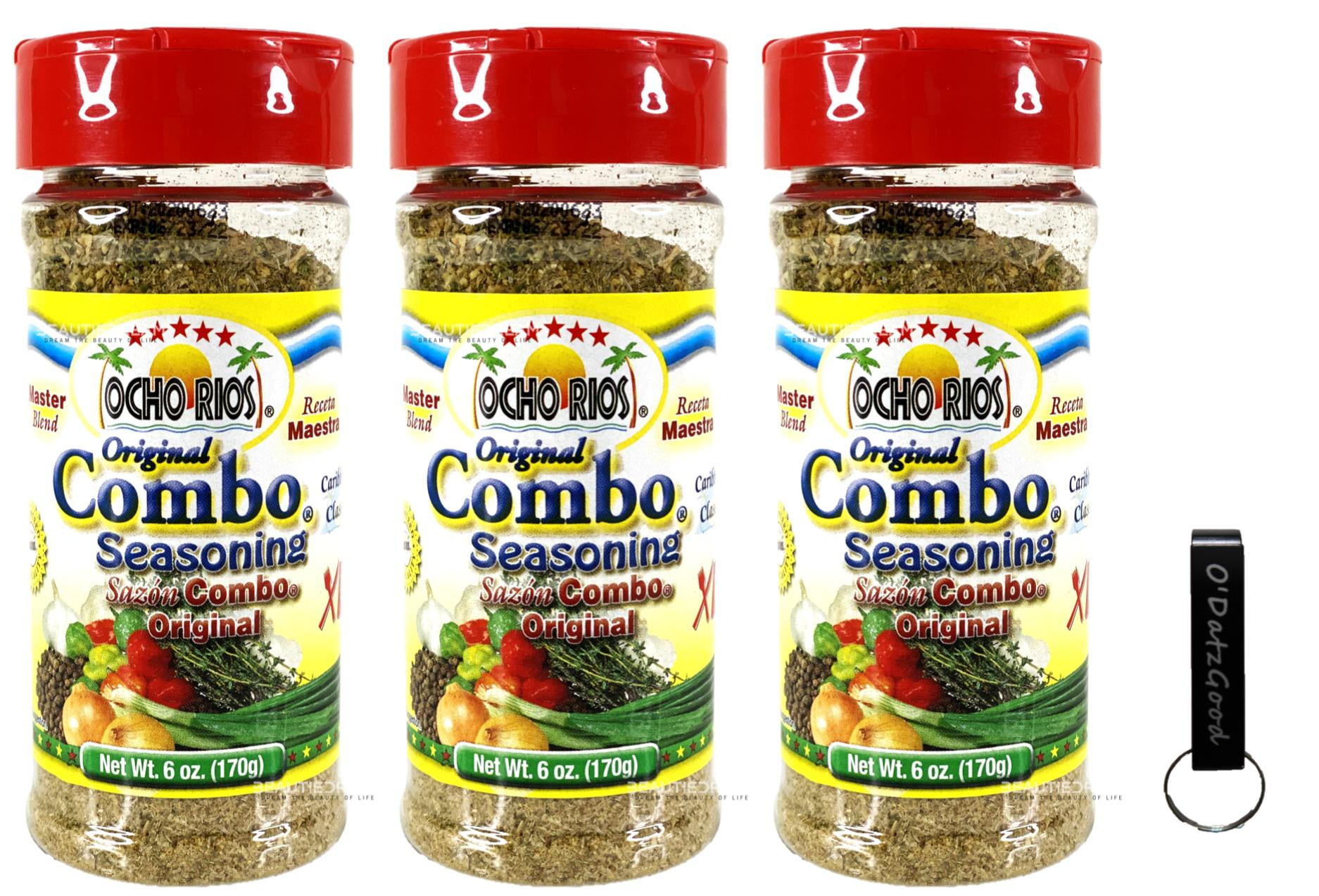 Ocho Rios Combo Seasoning 6 oz (170g) Pack of 3 Packaged w/ ODatzGood ...